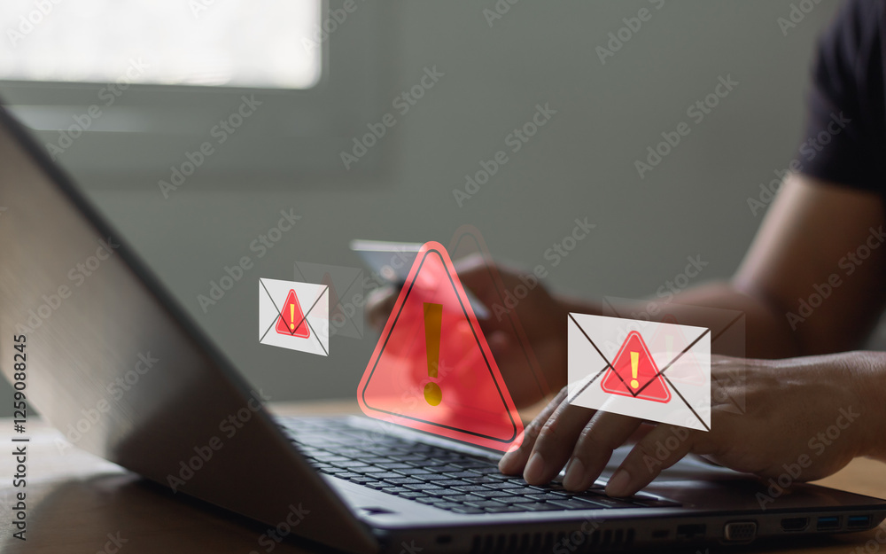 Scam credit fraud card alert internet money security online crime cyber ...