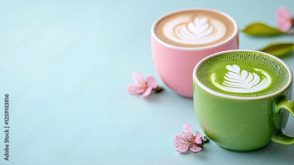 Vibrant Matcha Latte Food Styling Ideas Green Tea Drink Photography ...
