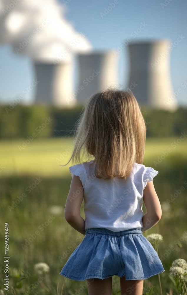 Foto de Stock Smokestacks, greenhouse gases, industrial growth ...