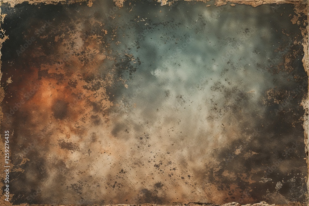 Vintage Aged Dusty Background for Album Cover Design with Worn Texture ...