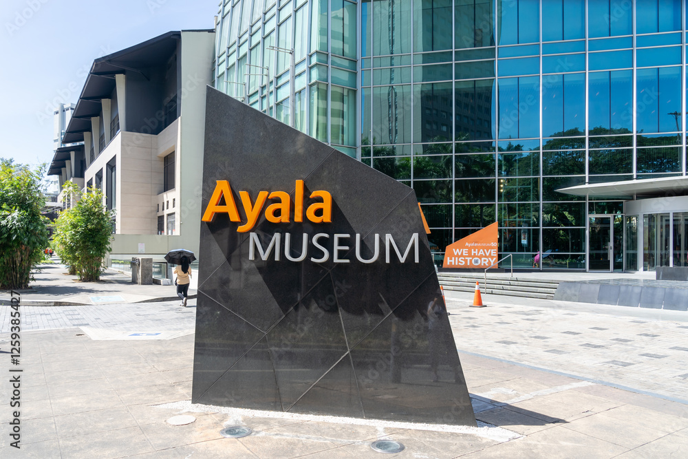 Makati City, Philippines - February 1, 2025: Ayala Museum in Makati ...