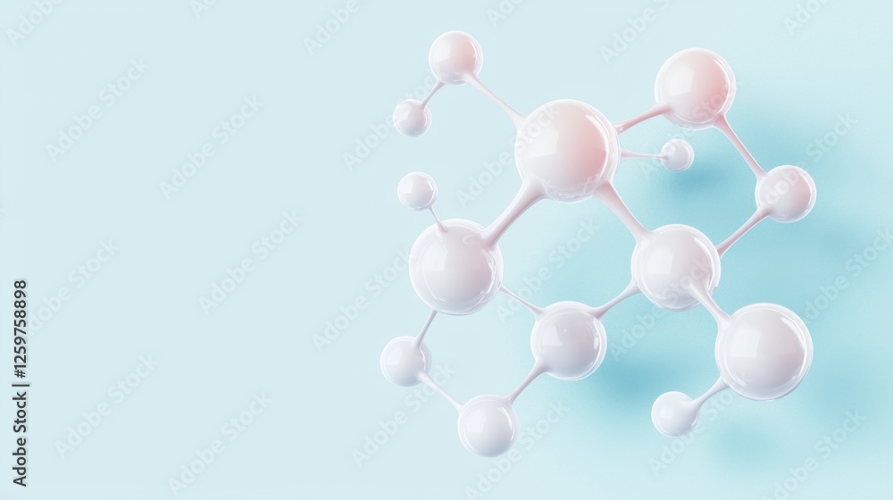 Molecular Bonding Diagram A clean and detailed molecular bonding ...