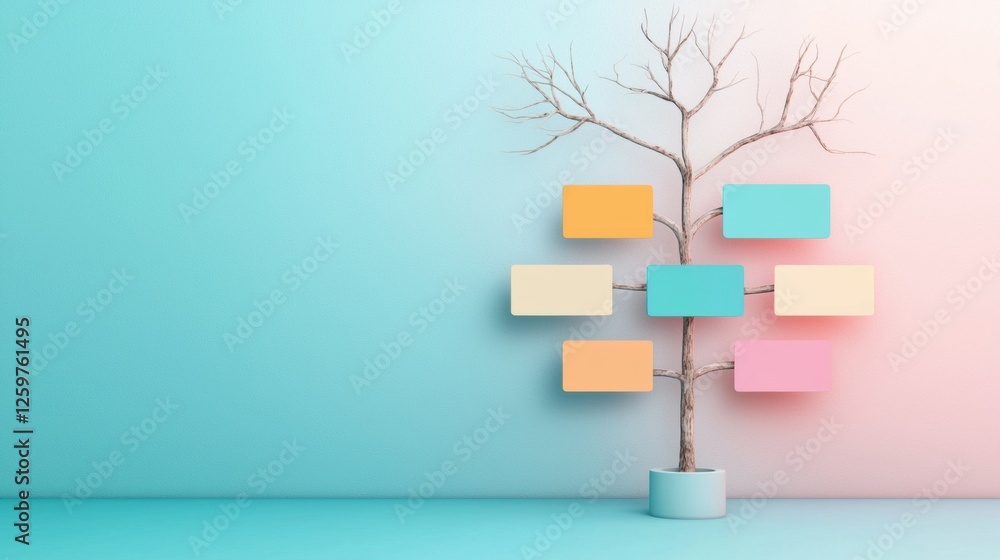 Ilustración de Stock structure flowchart Decision Tree Decision tree ...