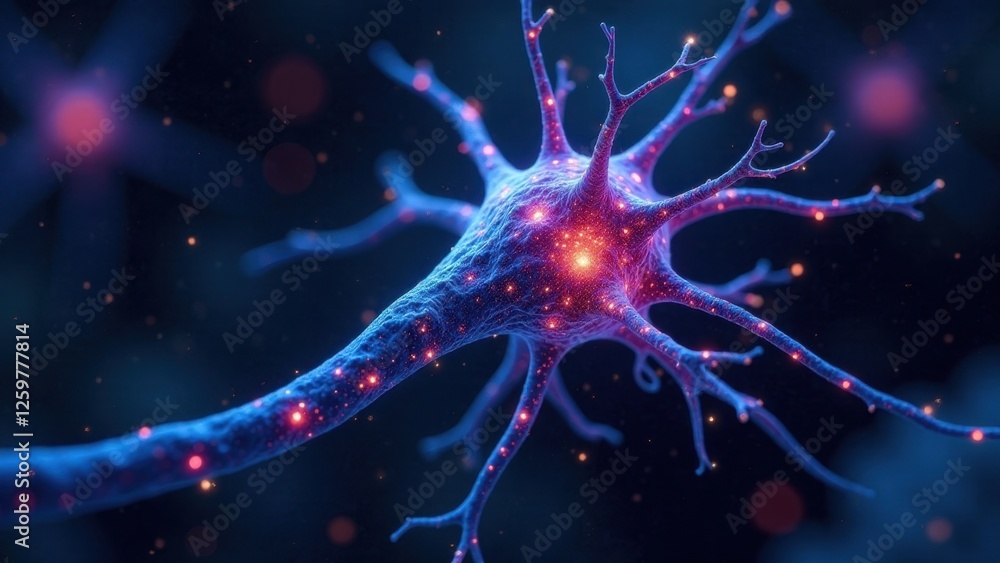 Microscopic Visualization of a Neuron Firing with Illuminated Synapses ...