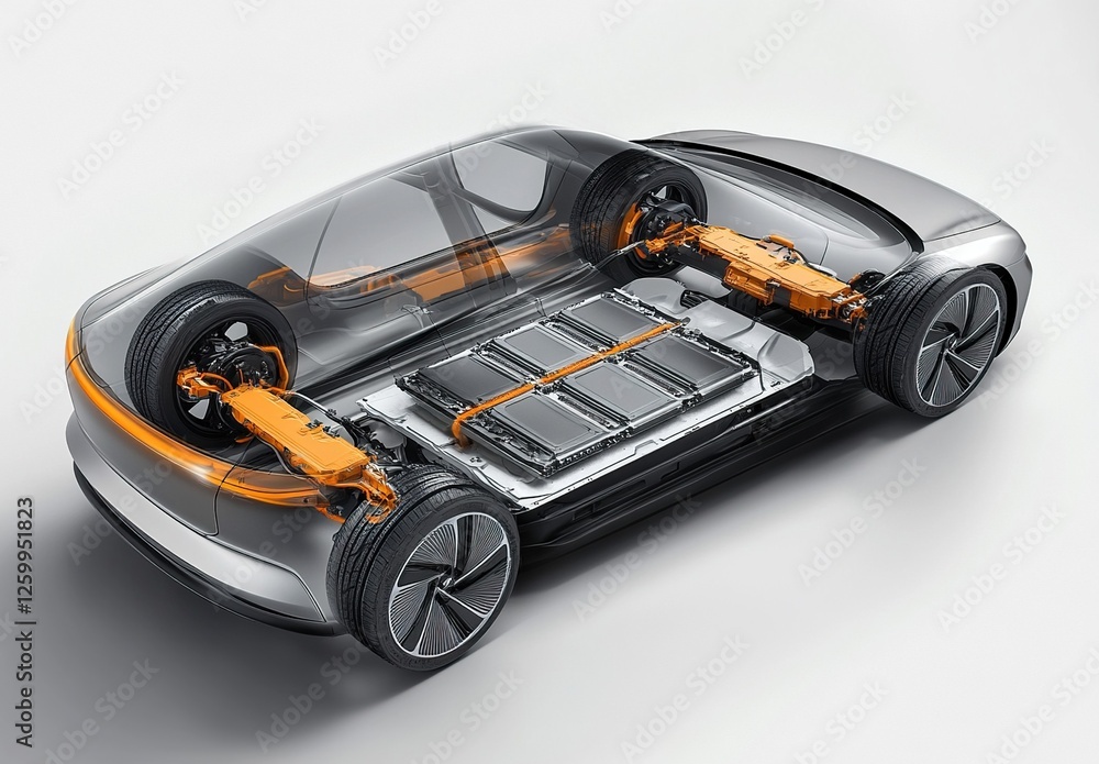Electric vehicle electrical architecture power battery structure ...