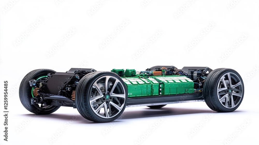 Electric vehicle electrical architecture power battery structure ...