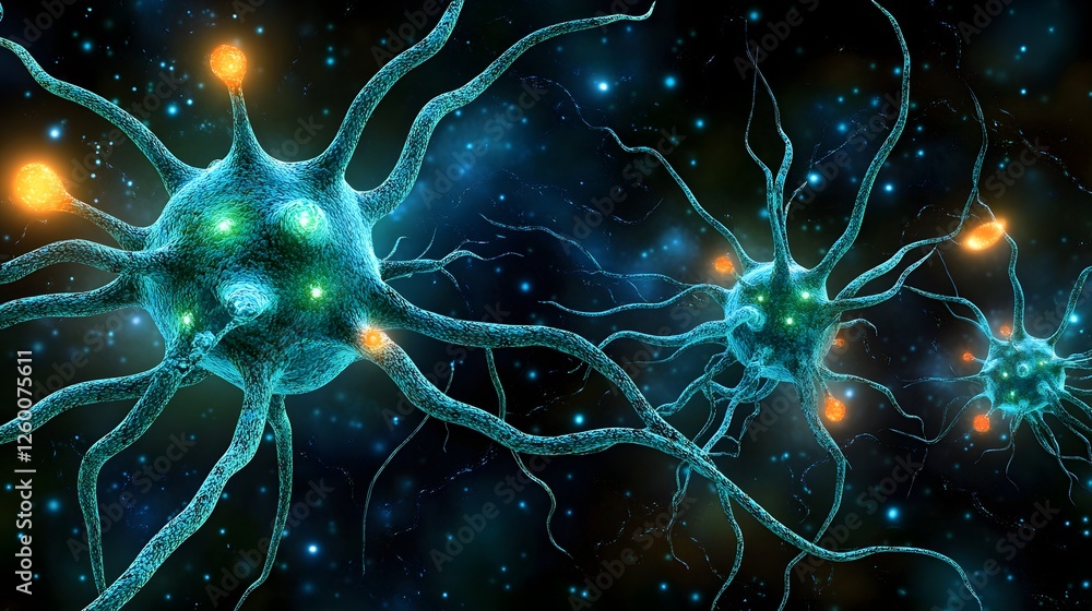 Neural Networks: Exploring Neuron Connections & Brain Science Stock ...