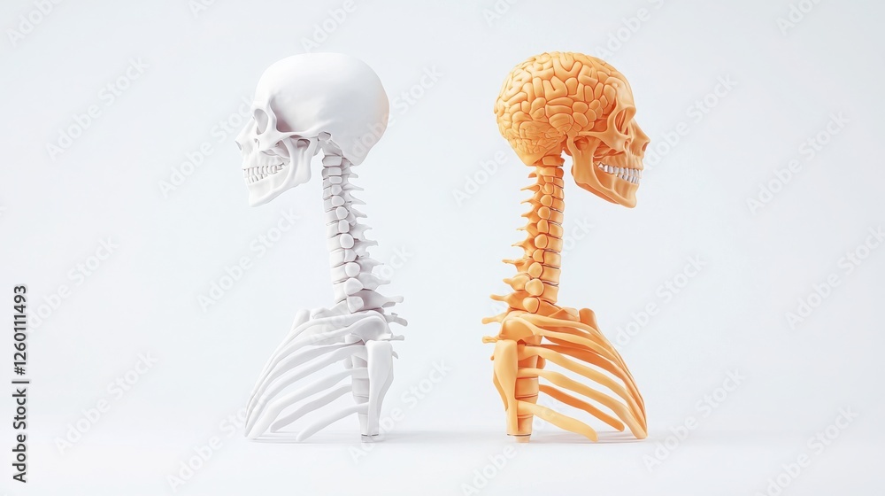 Comparison of Giraffe Neck Anatomy Versus Human Neck Skeleton for ...