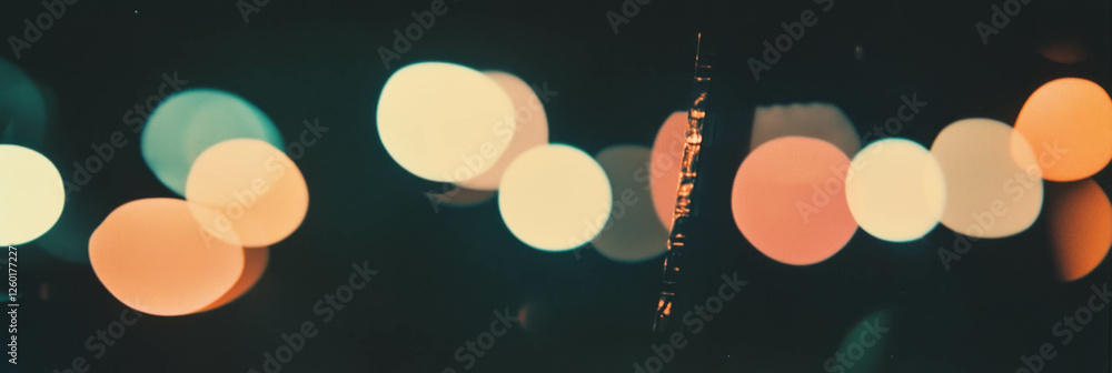 Texture of scanned film showcasing fine circular scratches with soft ...