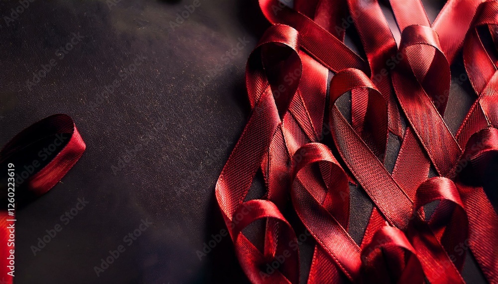 Lazo Rojo, símbolo internacional ideado para mostrar apoyo a la lucha ...