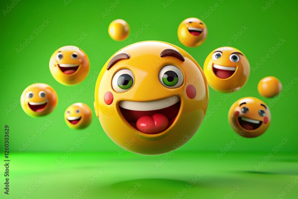 Green Screen Swearing Emoji: Animated Eyes Watching All Directions ...