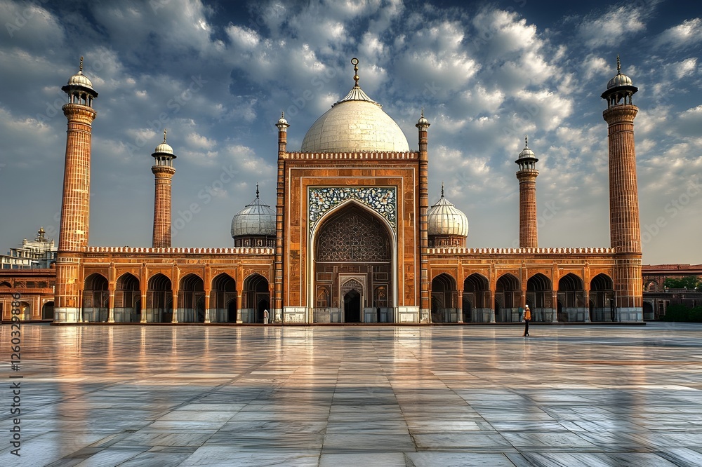 Foto de Stock Magnificent mosques celebrate Hari Raya Aidilfitri ...