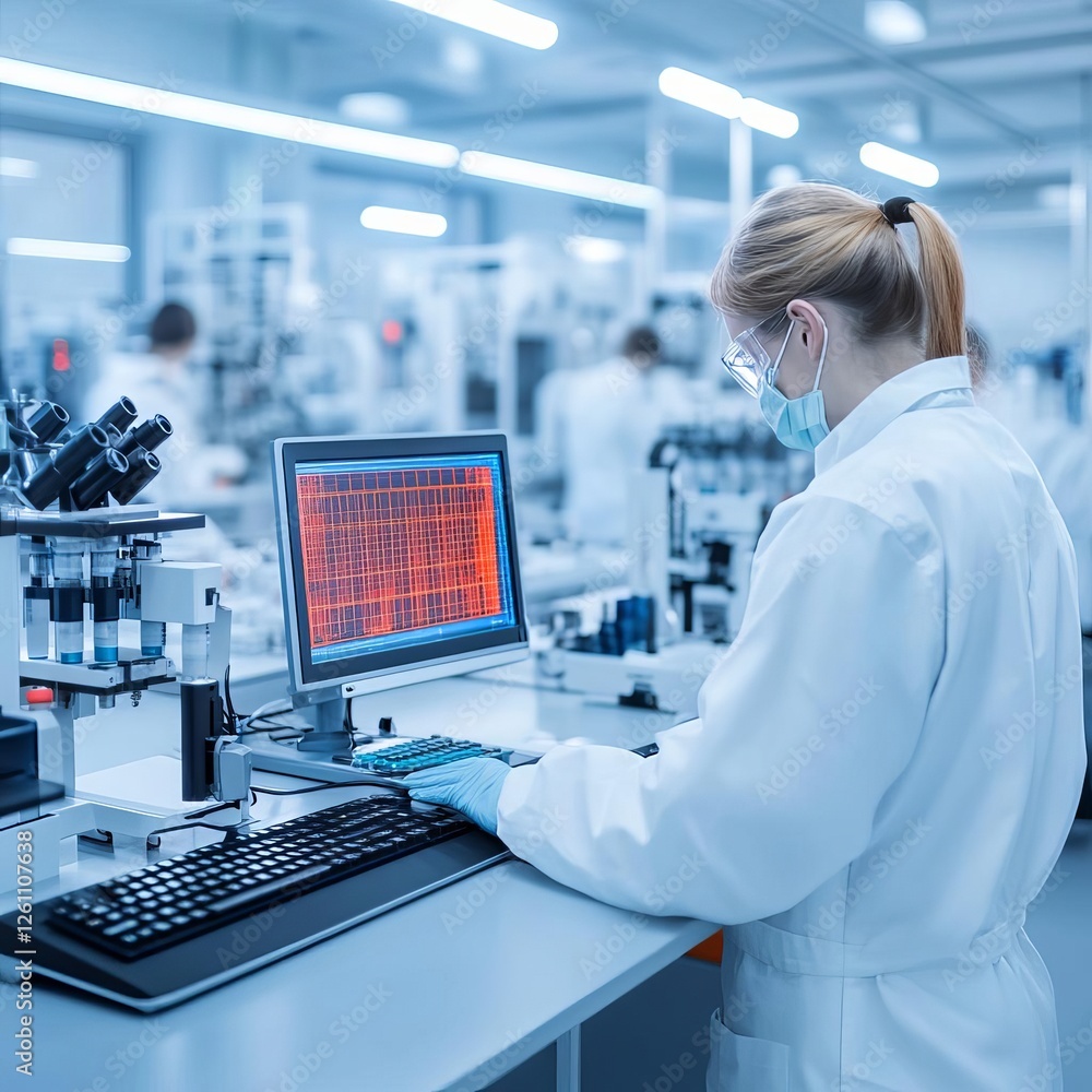 AI-enhanced laboratory analyzing the conductivity of next-gen materials ...