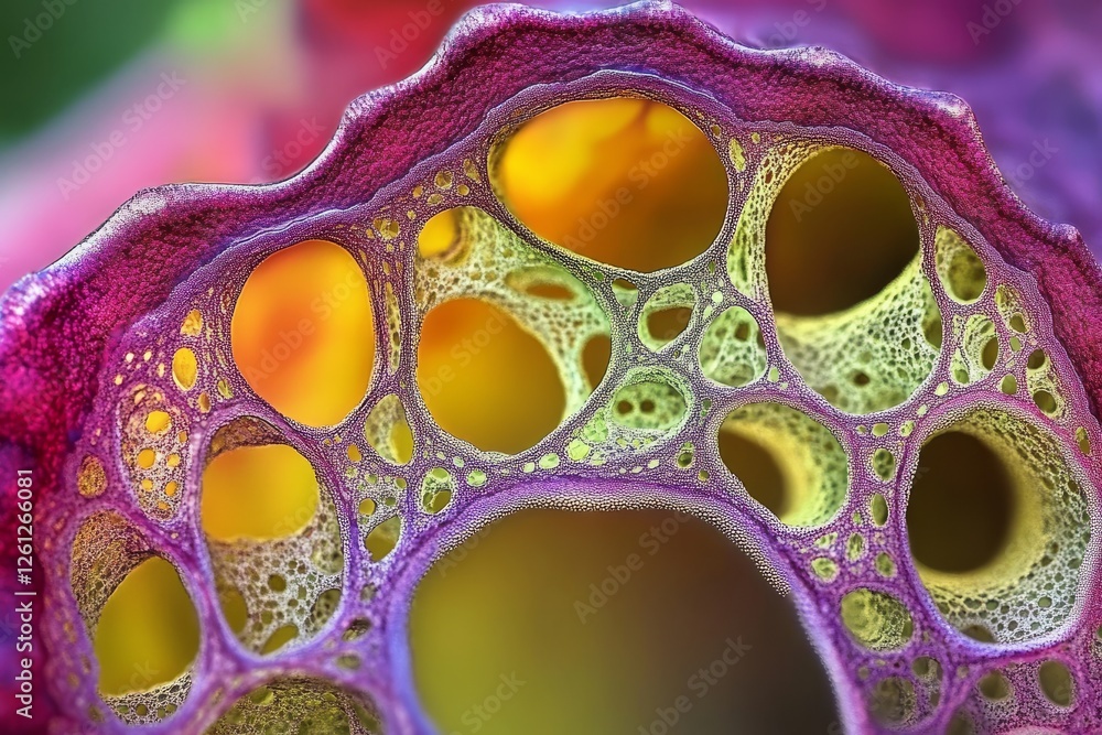 Multiple-layered structures representing cellular junctions and ...