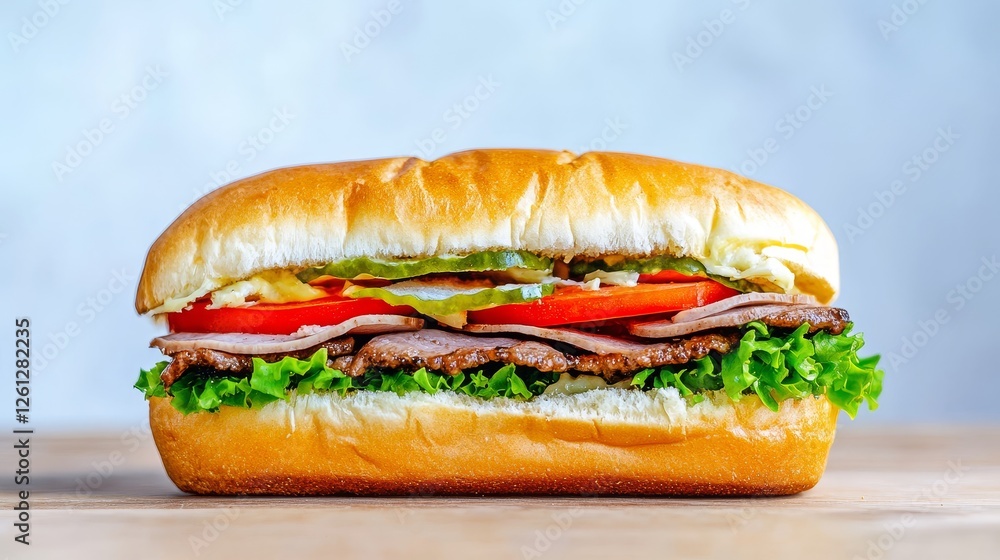 Delicious Roast Beef Sub Sandwich - A mouthwatering roast beef sub ...