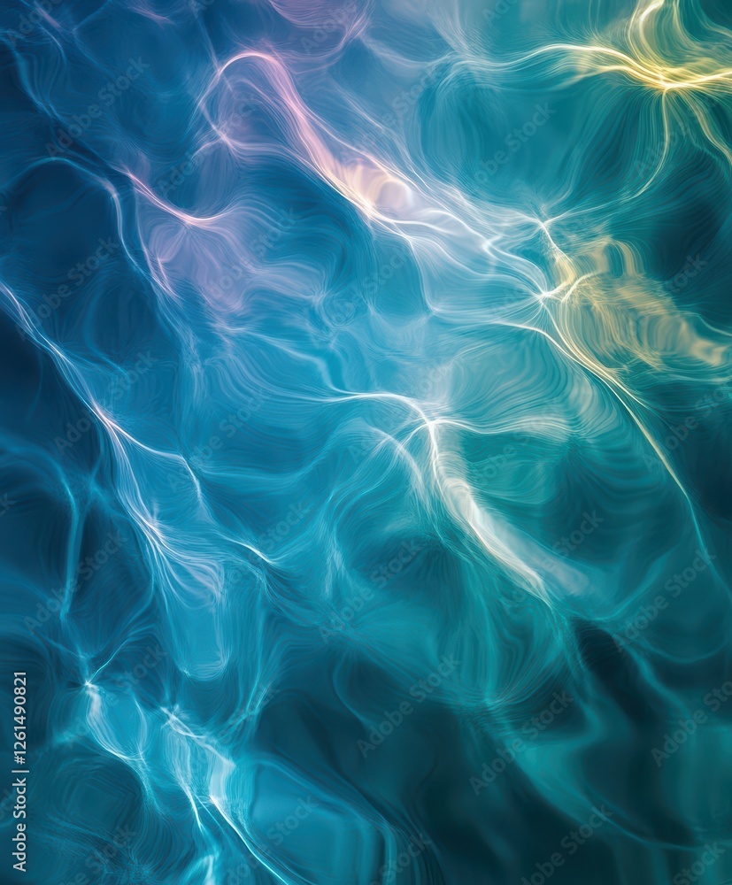 Underwater caustic light patterns – Soft, wavering light patterns as ...