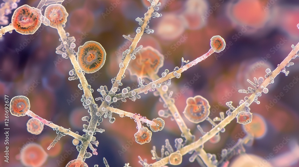 Fungal toxin, which is a harmful substance produced by fungi. These ...