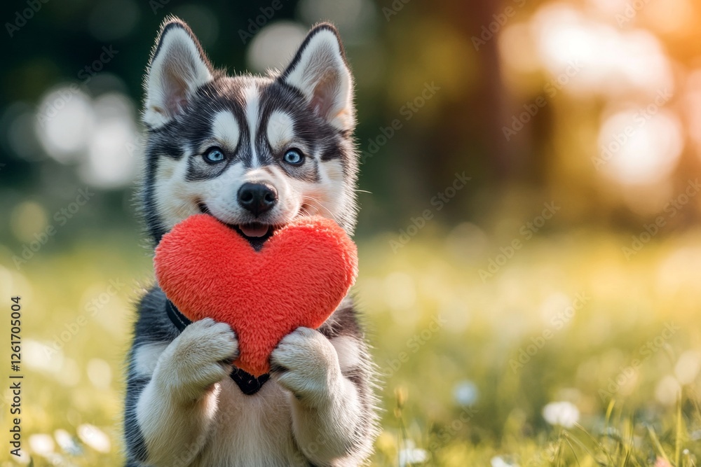 Siberian husky - my beloved dog, symbol of friendship. Cute siberian ...