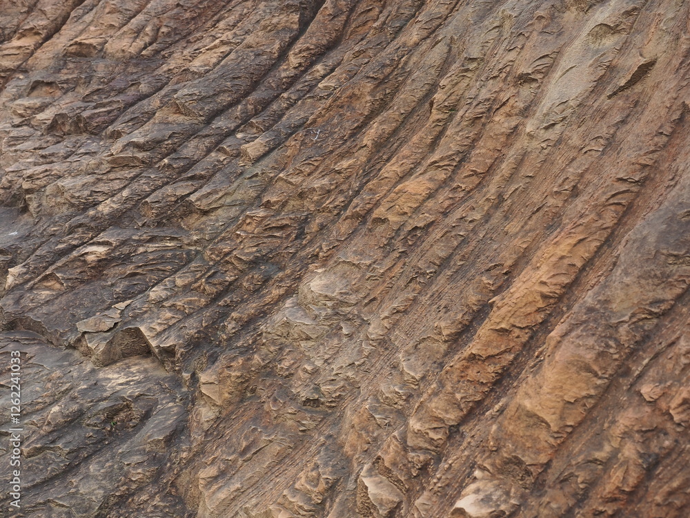 Excavation rock surfaces destroy the environment Stock Photo | Adobe Stock