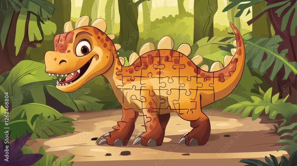 Crossword quiz game grid, prehistoric dinosaurs and reptiles. Vector ...