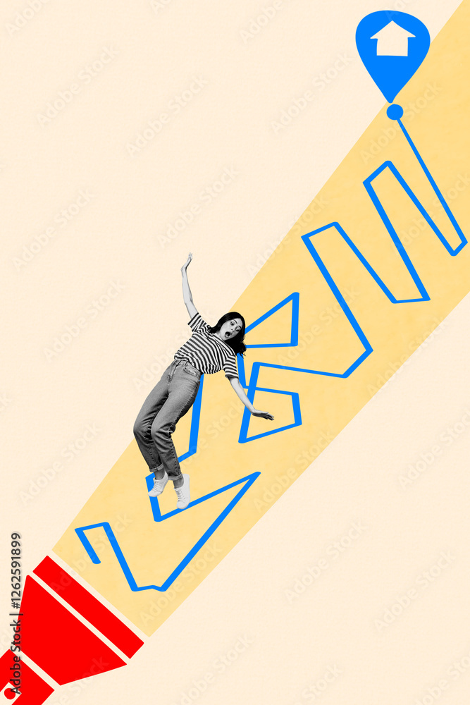 Trend artwork collage template composite sketch of lighter showing ...