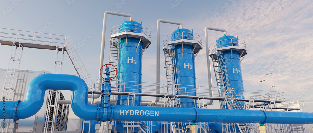 Plant of *Blue Hydrogen* is a form of hydrogen production that combines ...