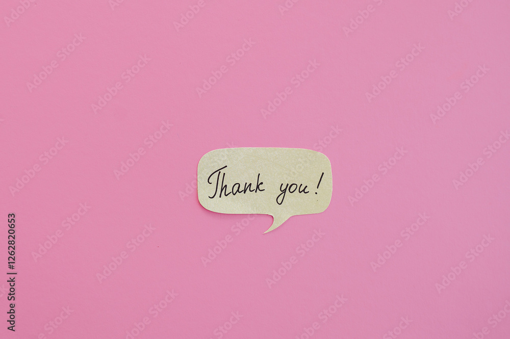 sticky note with text "Thank you!". with happy smiley face Motivational ...