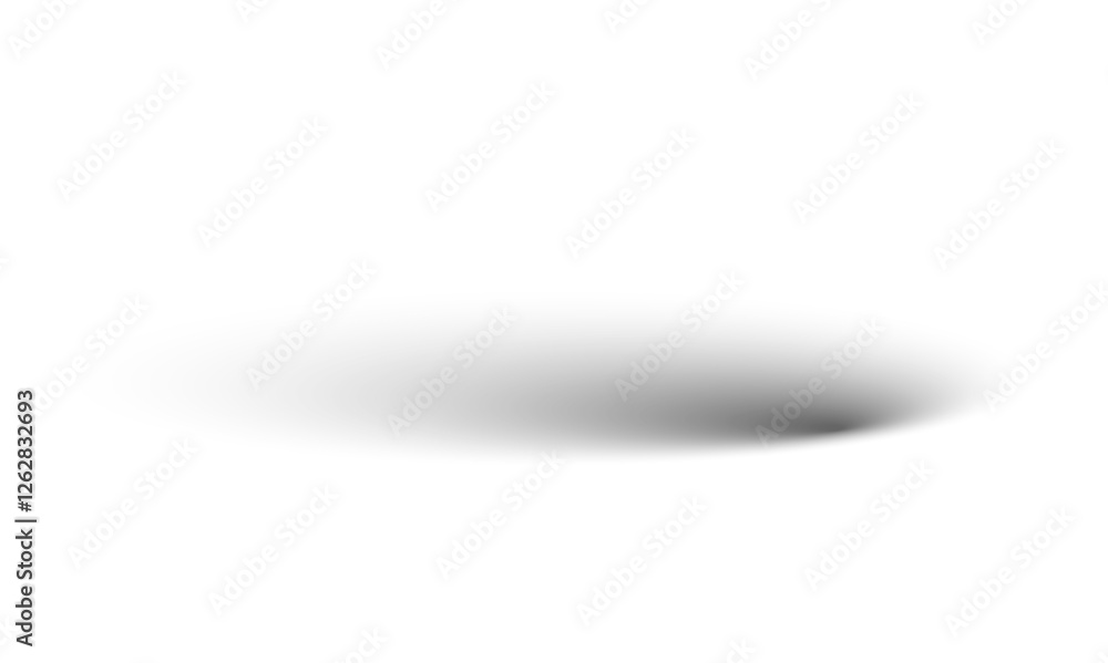 Realistic shadow drop, transparent shadow effect. Design elements ...