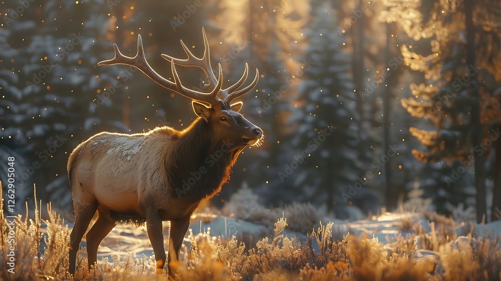 The Irish Elk (Megaloceros giganteus) was a giant species of deer that ...