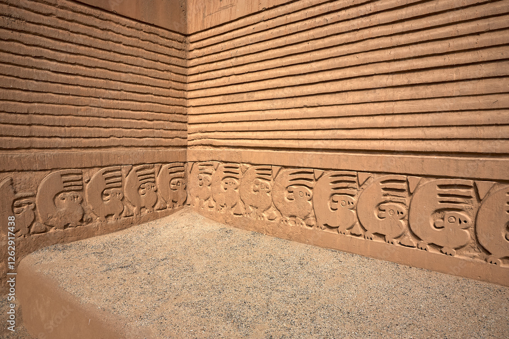 Photo Stock Echoes of an ancient civilization linger in the vast adobe ...