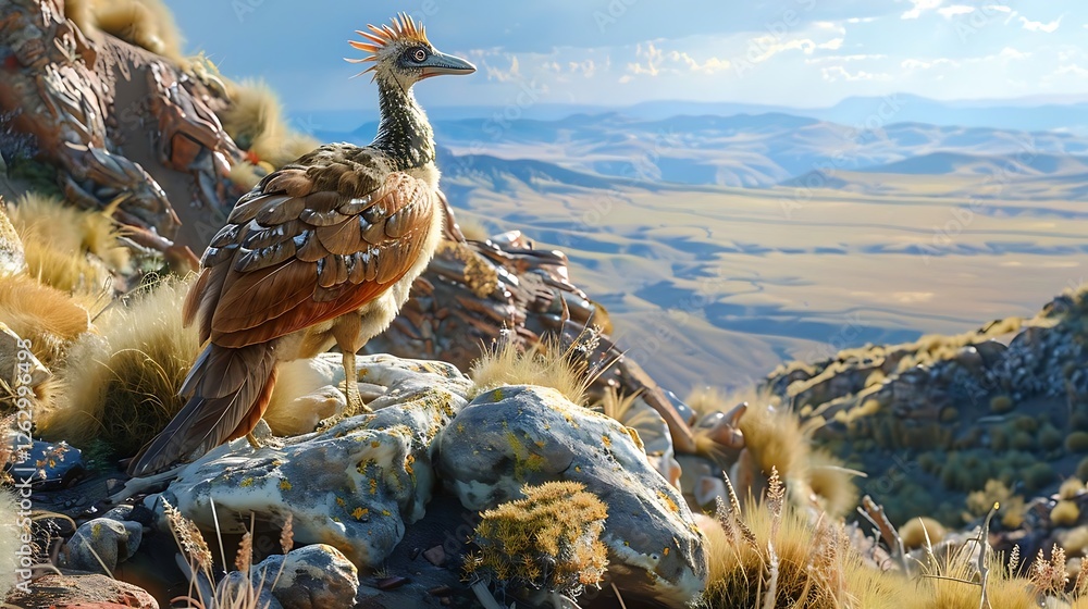 Moas were large, flightless birds native to New Zealand, belonging to ...