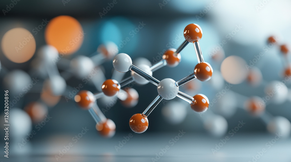 abstract representation of dextrose molecules showcasing their ...