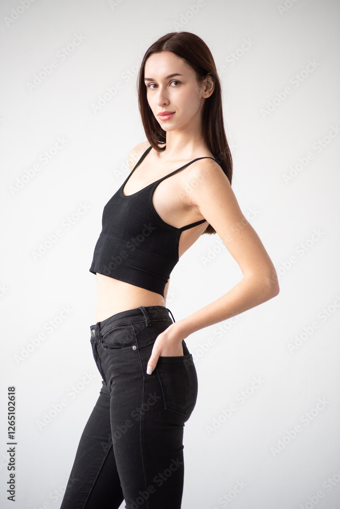 Professional model test shoot for agency submission. Natural beauty ...