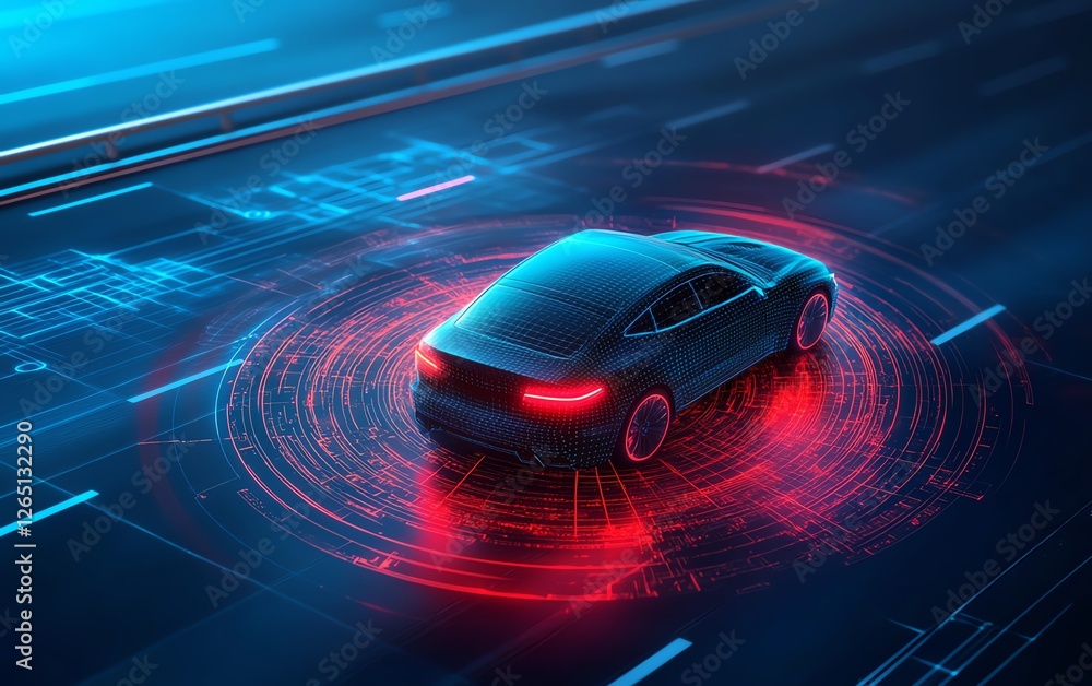 Future selfdriving autonomous car scanning for road hazards with IOT ...