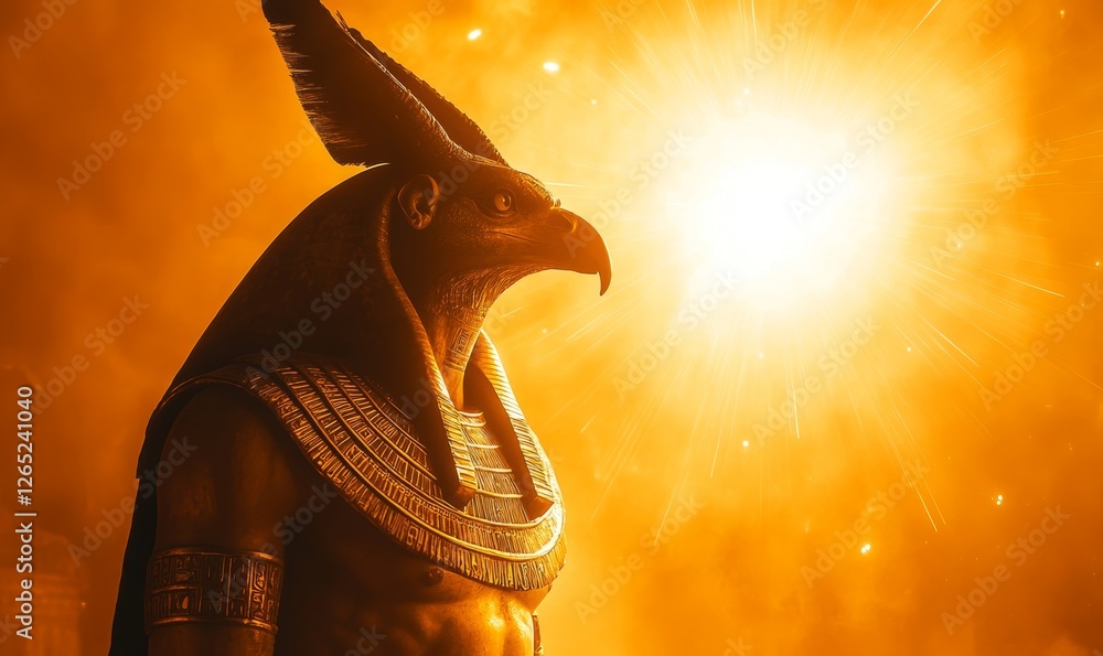 Ilustración de Stock Ra (Egyptian God) sun god of ancient Egypt Ra, the ...