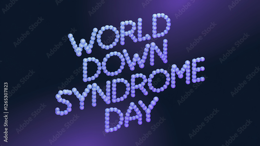 Illustration Stock Down Syndrome Day, Celebrate. World Down Syndrome ...