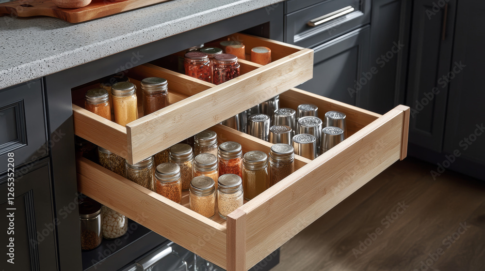 Smart Storage Solutions: Pull-Out Pantry Shelves, Open Shelving, and ...