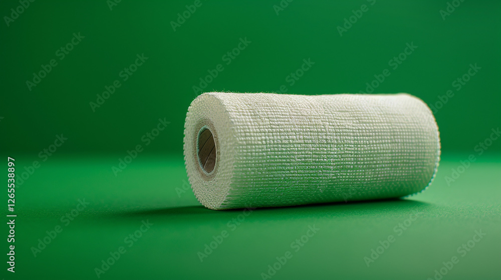 Elastic bandages product shoot, hyper realistic, green screen style ...