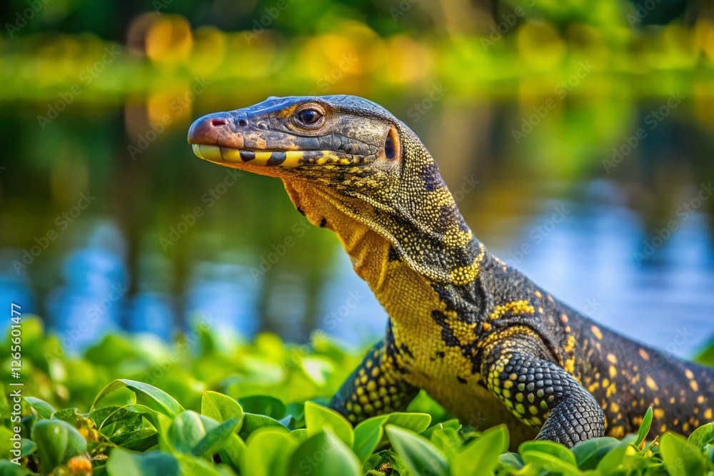 Asian Water Monitor Lizard in Bhitarkanika National Park, Odisha, India ...