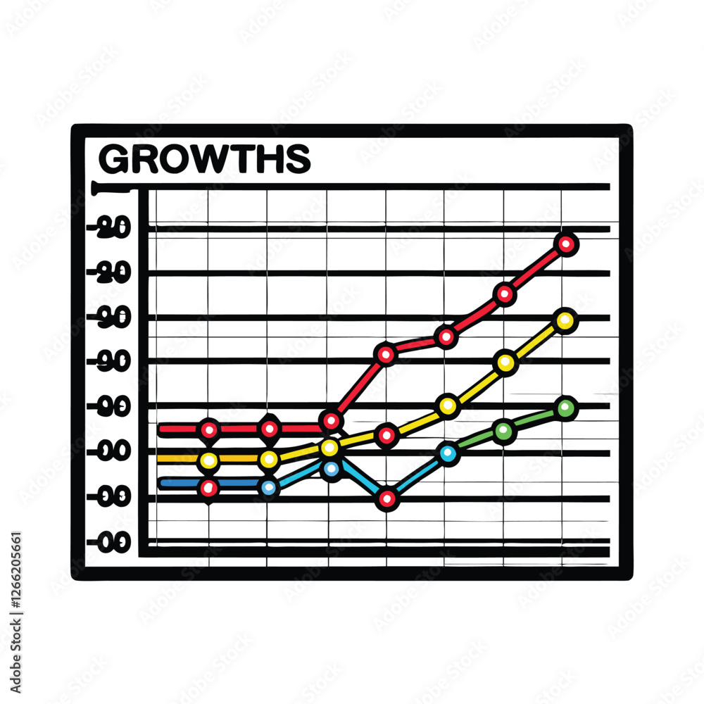 Generate a vector chart comparing GDP growth rates of major economies ...