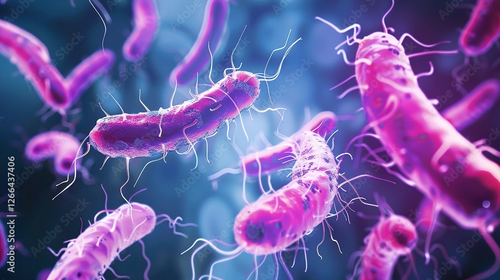 Bacterial gastroenteritis, a common illness caused by various bacteria ...