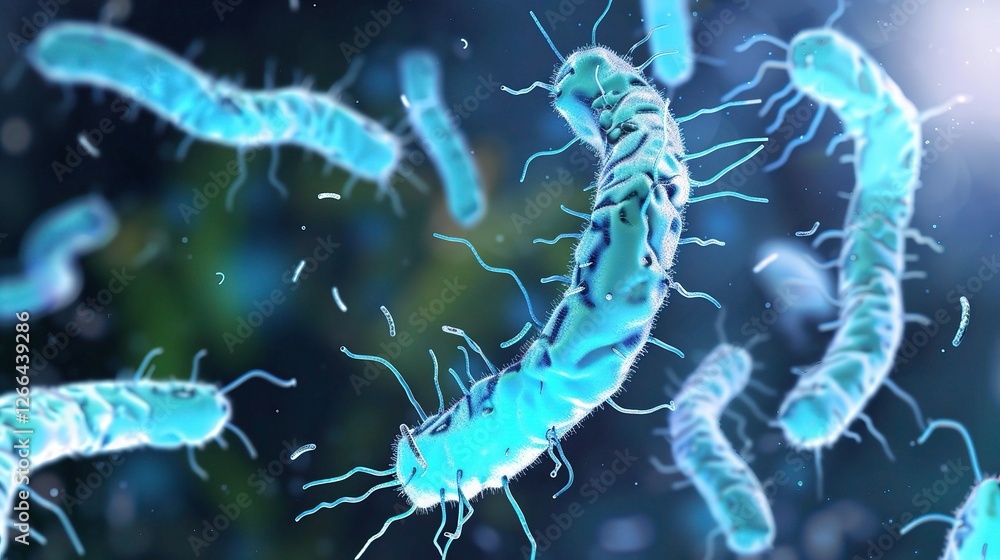 Bacterial gastroenteritis, a common illness caused by various bacteria ...