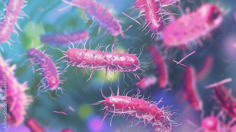 Bacterial gastroenteritis, a common illness caused by various bacteria ...