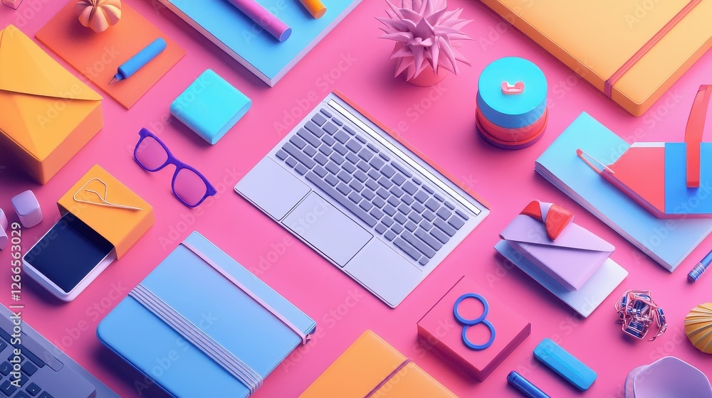 E-commerce product design flat design top view user experience theme ...