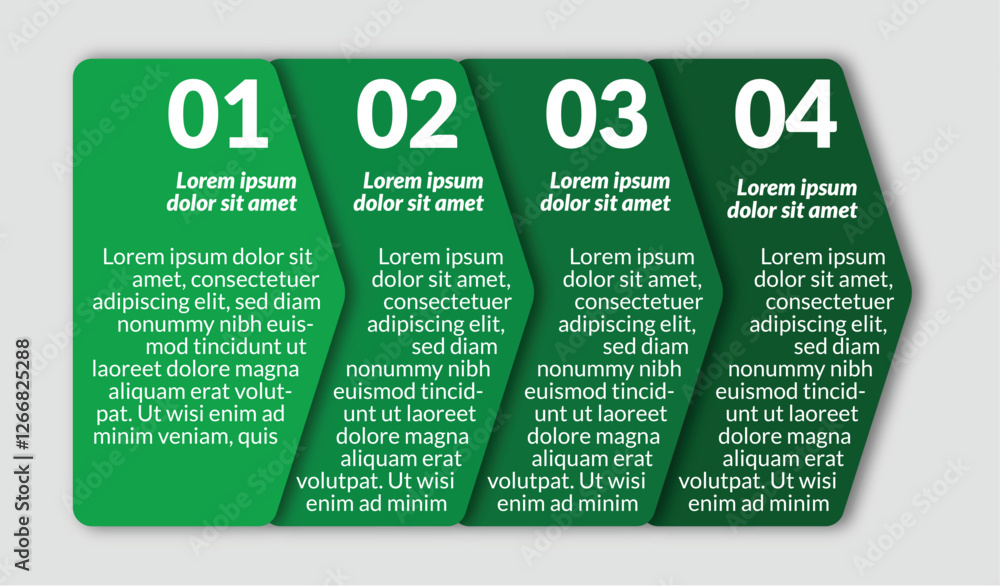 Vector de Stock Green infographic and comparison template design ...