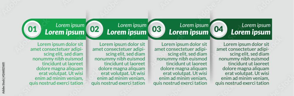 Green infographic and comparison template design concept for business ...