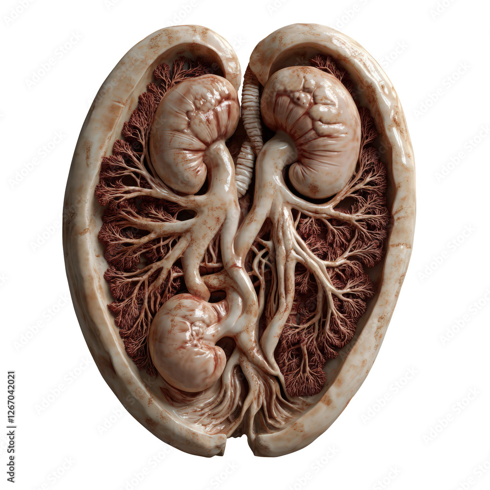 Foto de Stock Here's a short description of the image:..A detailed ...