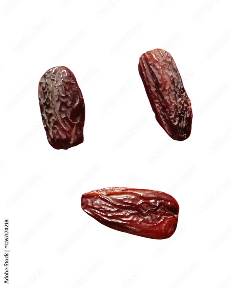 Medjool dates isolated on transparent background, also known as Medjoul ...