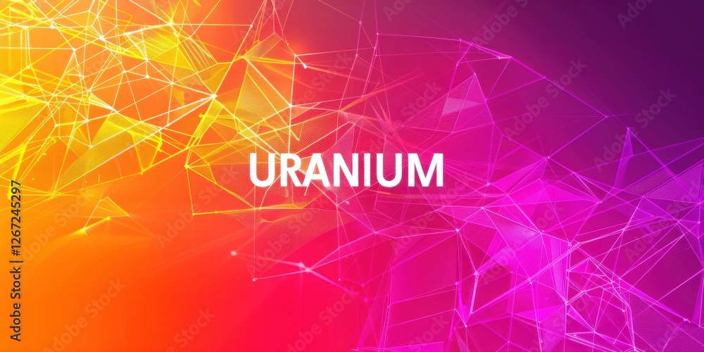 Uranium desktop background. Nuclear atomic element for nuclear energy ...