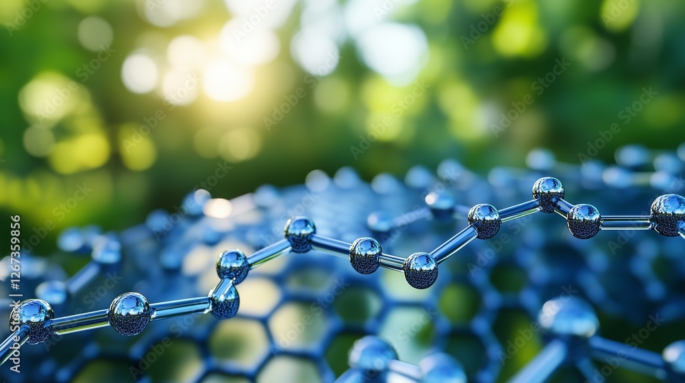 Water splash in the background. Hydrogen fuel cell is a renewable ...